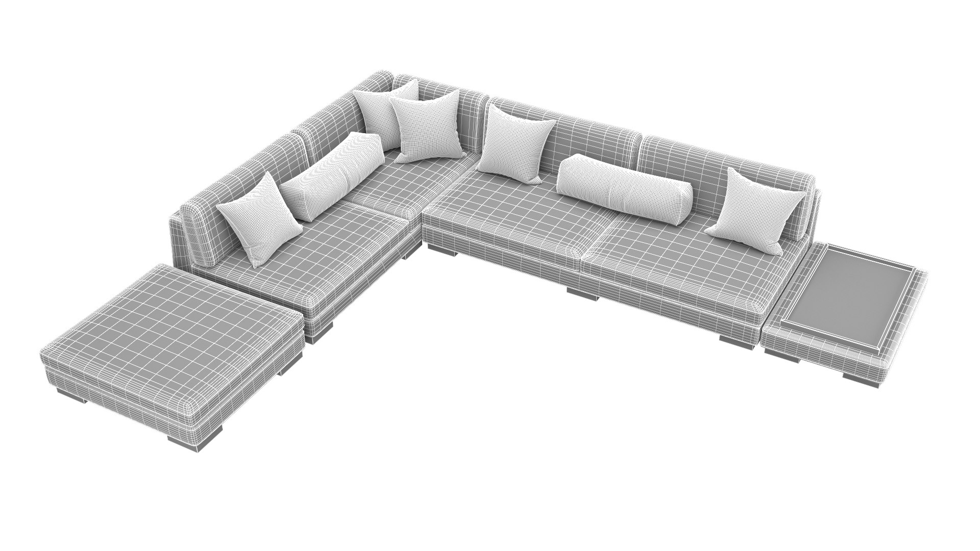 QUEEN Corner Set 3D Model - TurboSquid 1928293