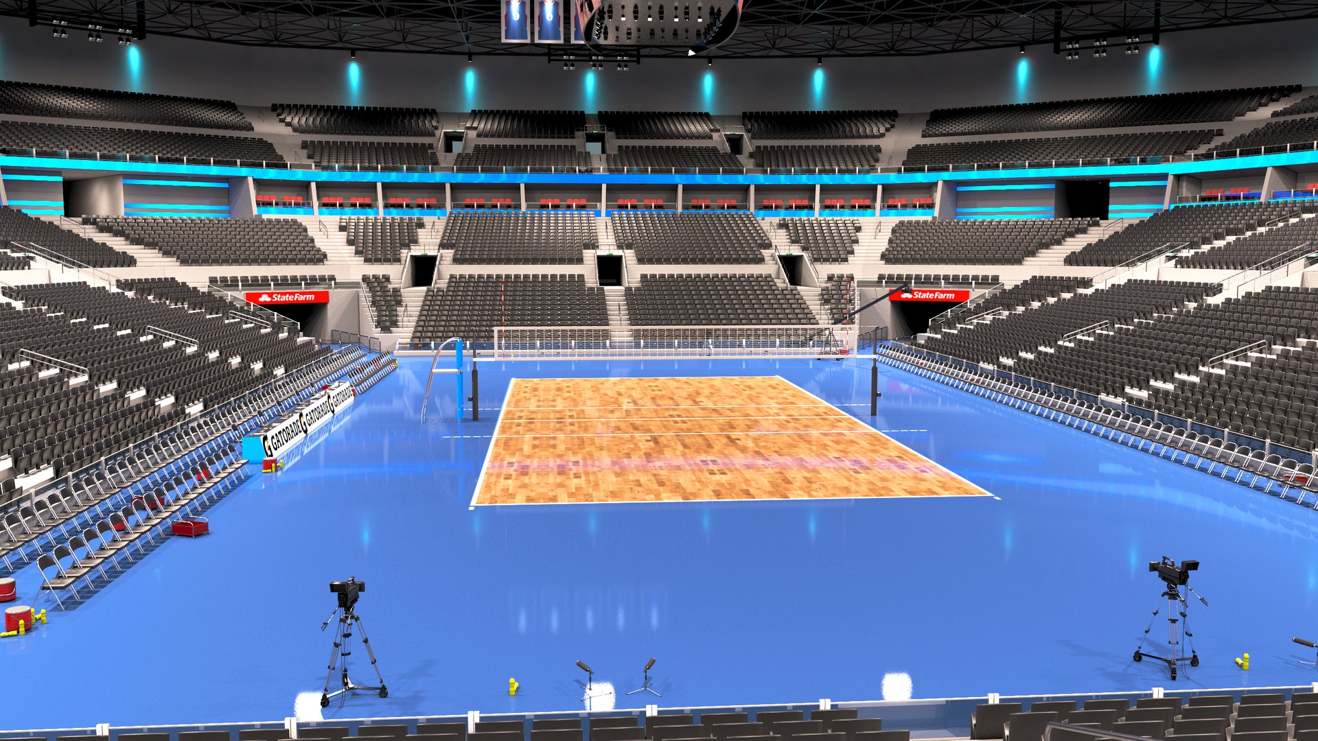 Volleyball stadiums 2 3D model - TurboSquid 1551287