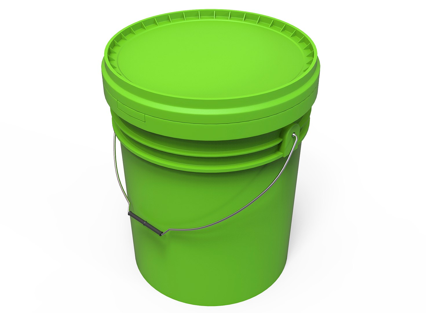 3D Plastic Bucket Model - TurboSquid 2144168