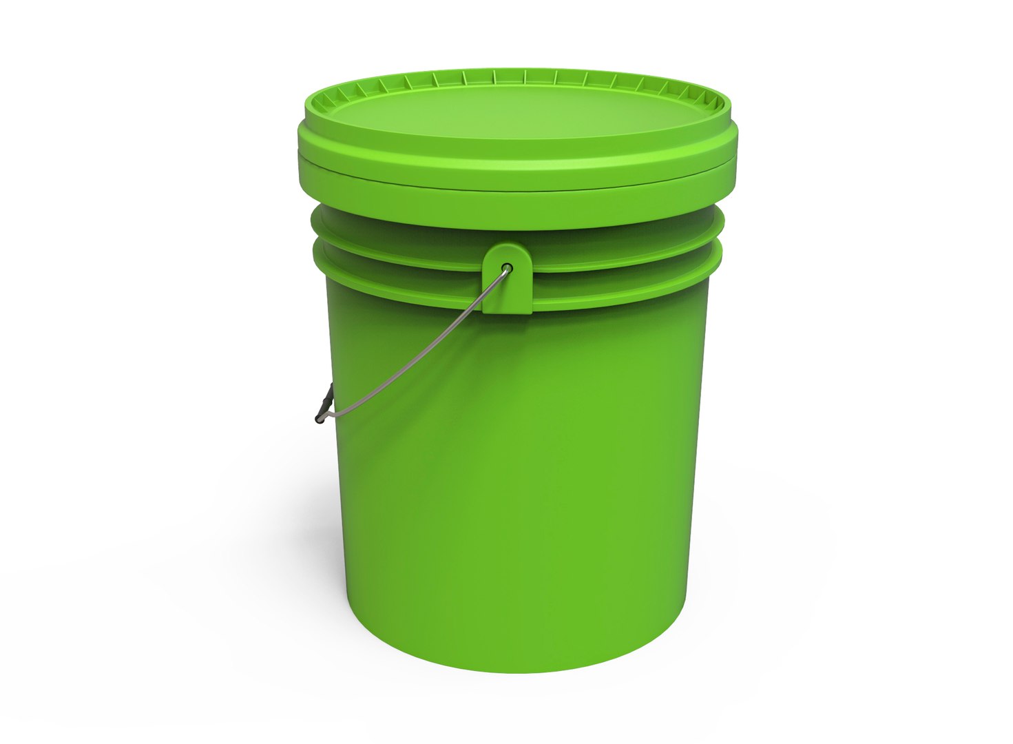 3D Plastic Bucket Model - TurboSquid 2144168