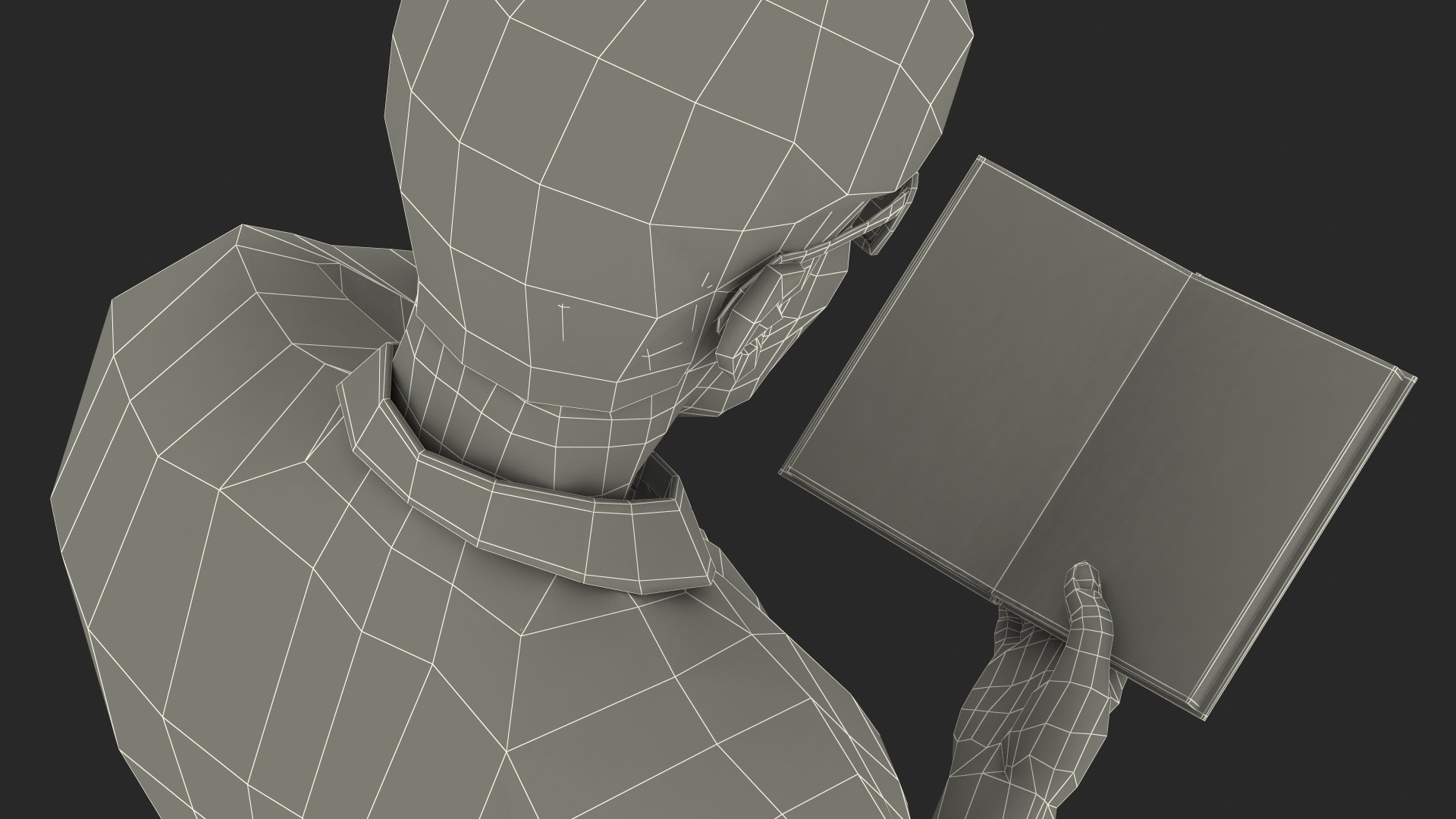 3D Chinese Schoolboy With Book - TurboSquid 1865745