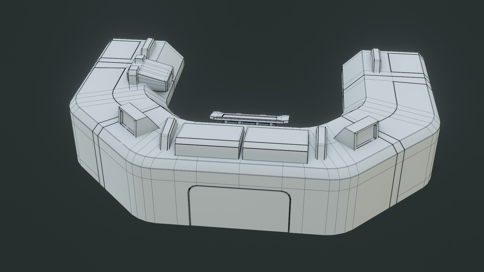 3D Sci-Fi Control Panel - Low poly - PBR - Game ready - TurboSquid 2013387
