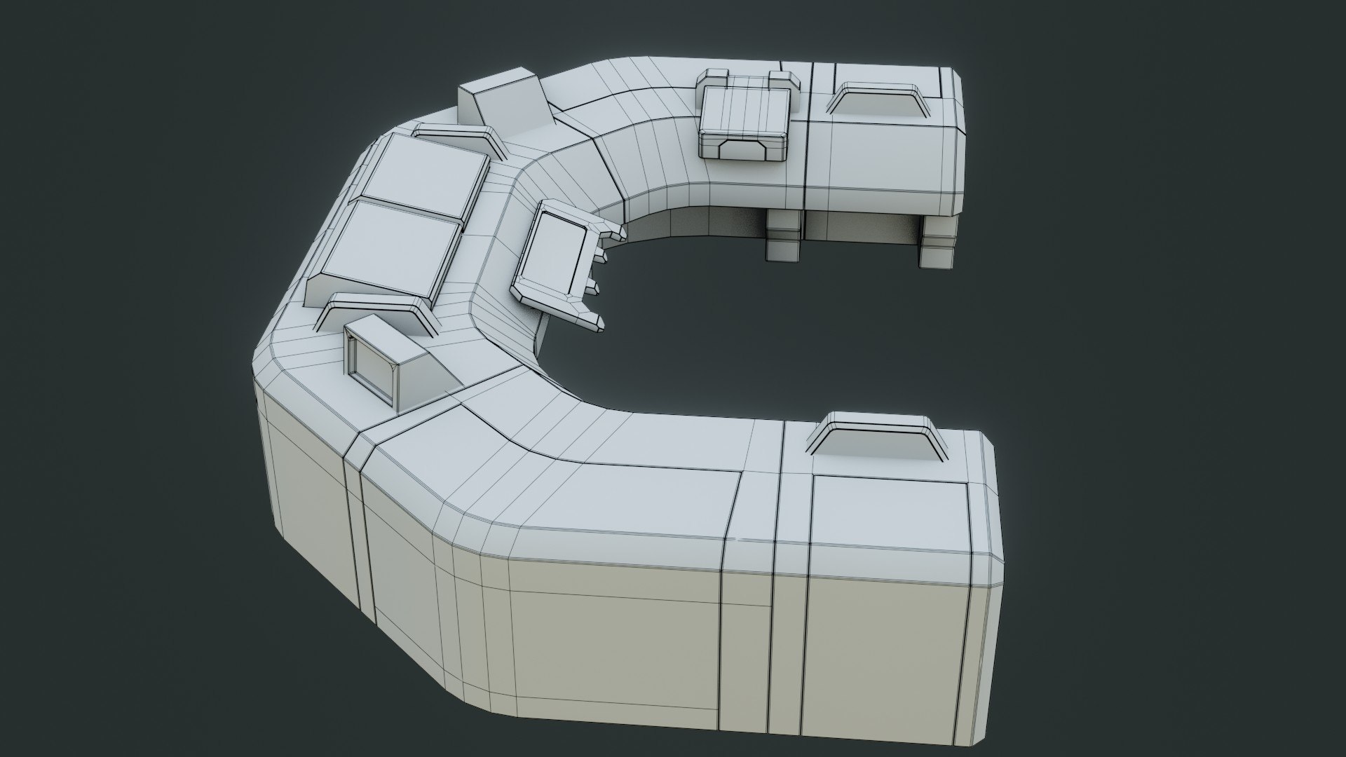 3D Sci-Fi Control Panel - Low poly - PBR - Game ready - TurboSquid 2013387