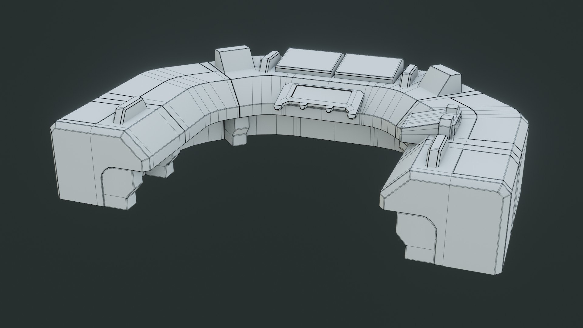 3D Sci-Fi Control Panel - Low poly - PBR - Game ready - TurboSquid 2013387