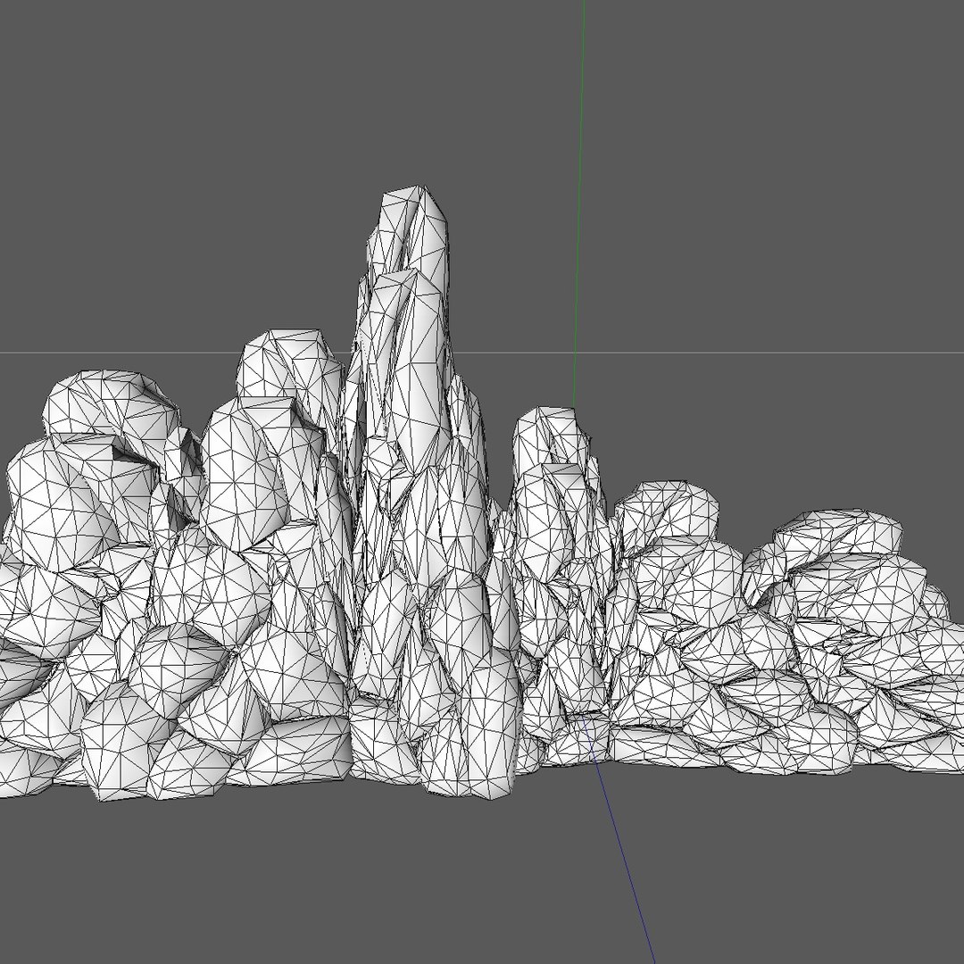 3d model of rocks 4