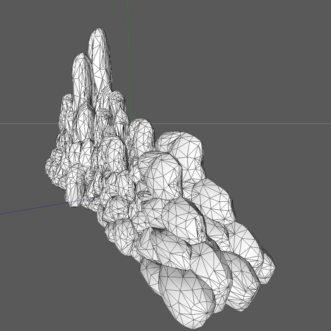 3d model of rocks 4