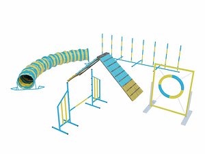 3D Dog Agility - TurboSquid 1695287