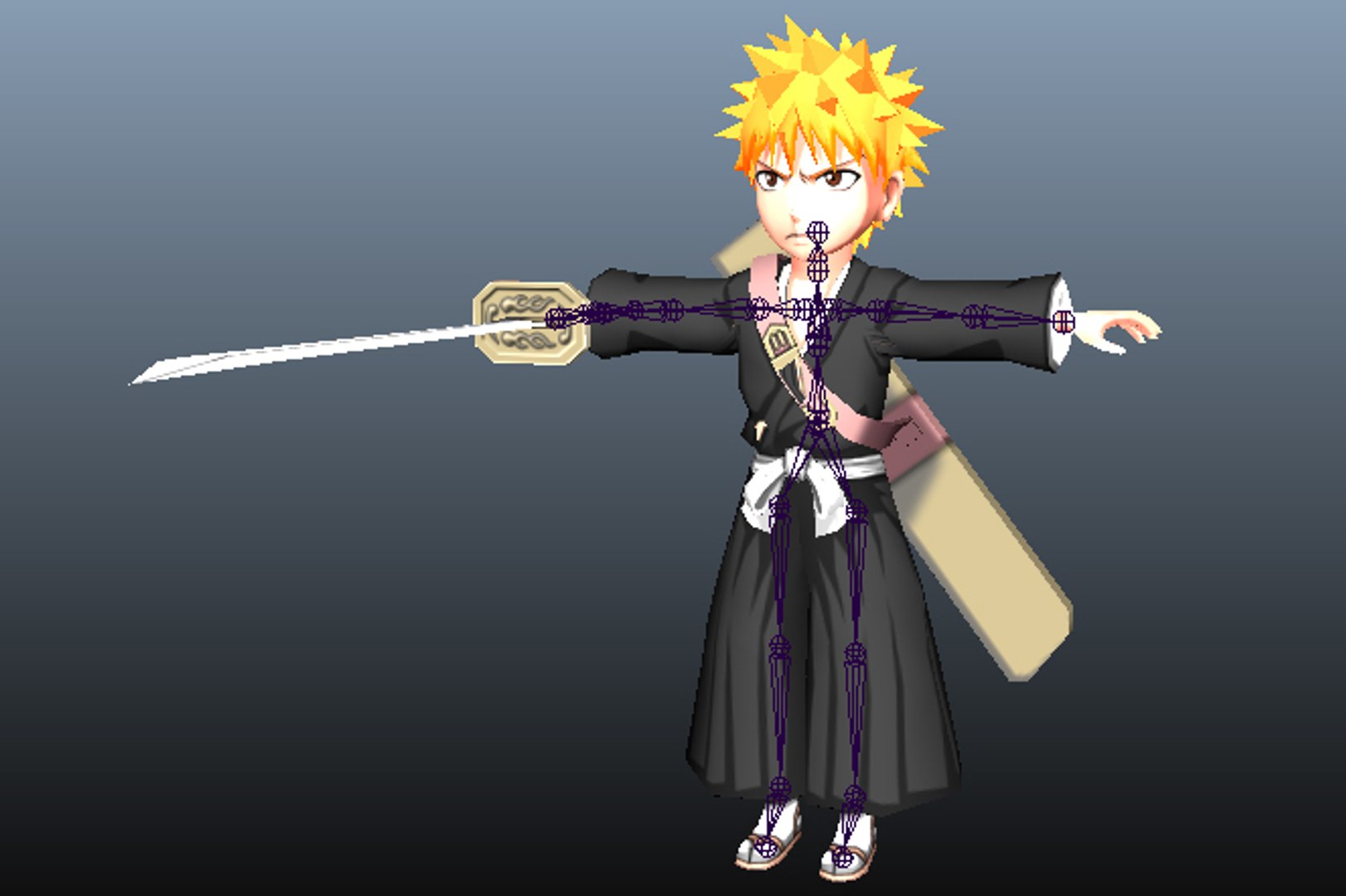 Ichigo Kurosaki Bleach Anime 3D Model - TurboSquid 1328006