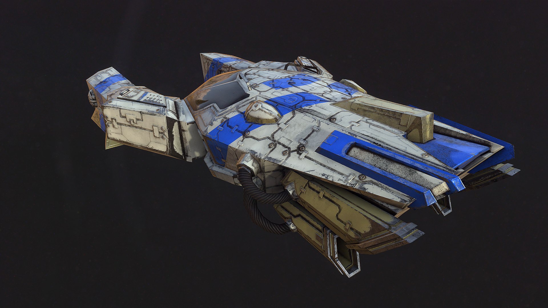 Sci-fi Race Vehicle Obj