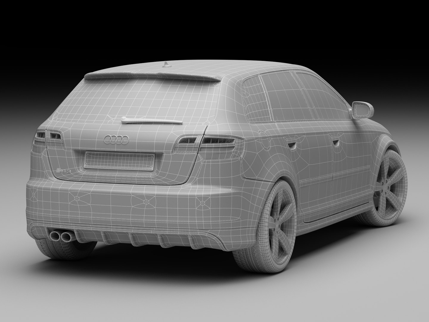 3d Audi Rs3 2012