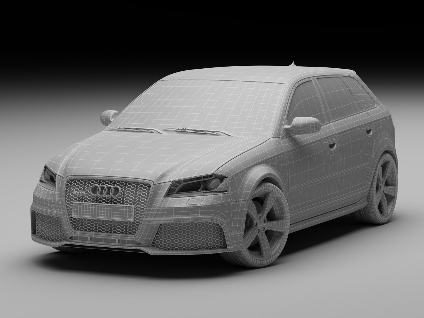 3d Audi Rs3 2012