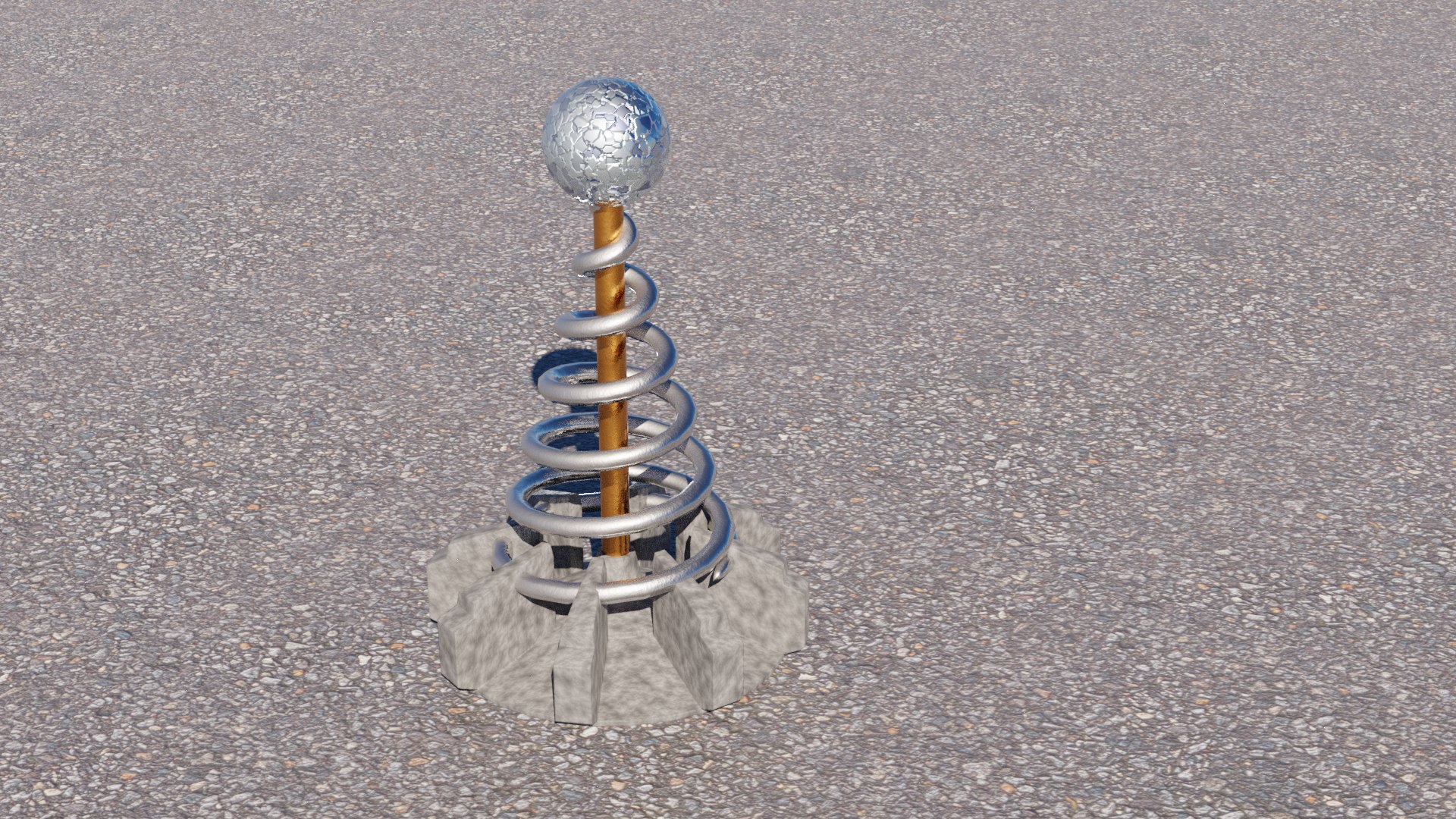 3D Animate Tesla Coil Turret - TurboSquid 1651152