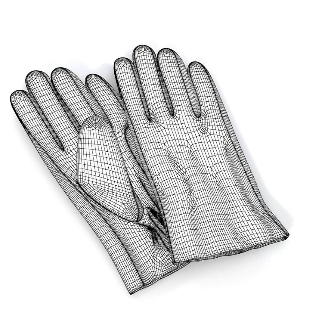 Gloves 3d Model