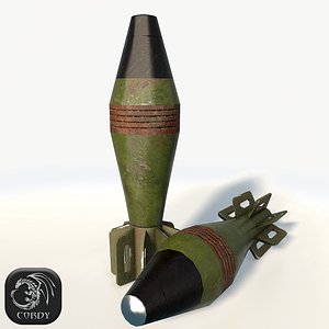 Mortar Shell 3D Models for Download | TurboSquid