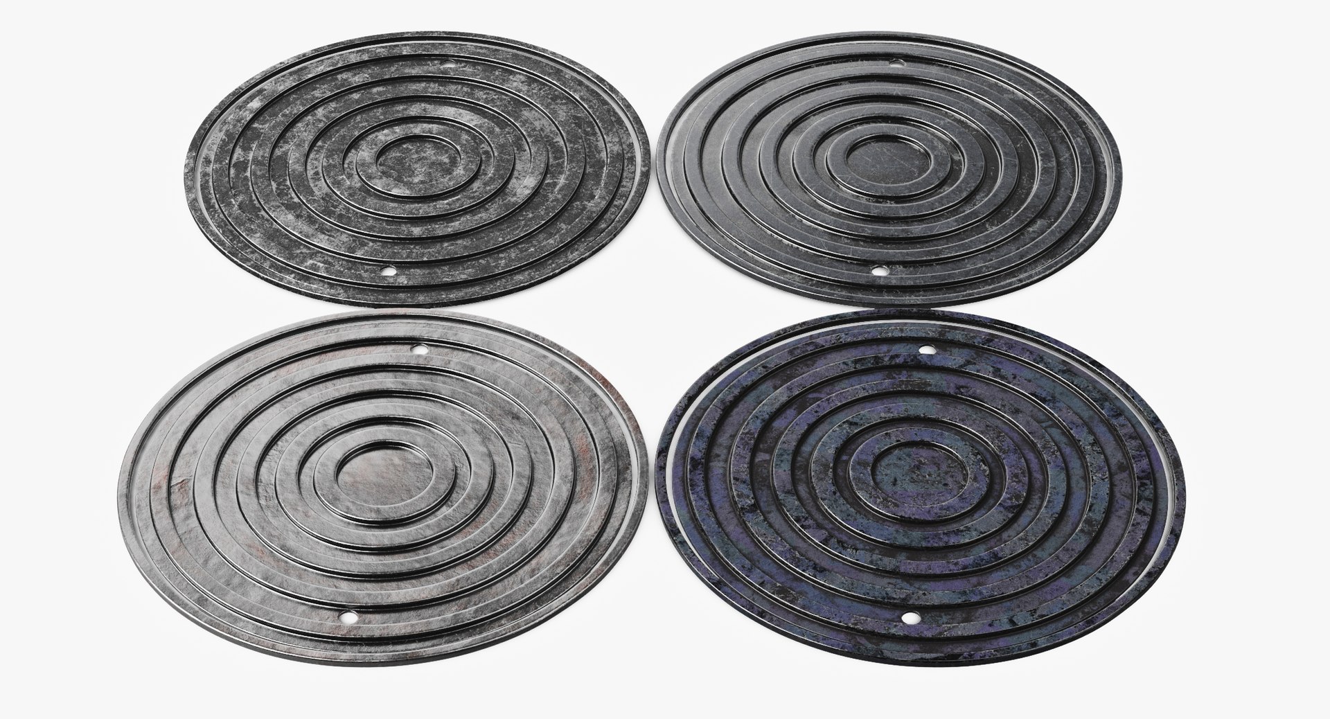 Manhole cover hole model - TurboSquid 1376295