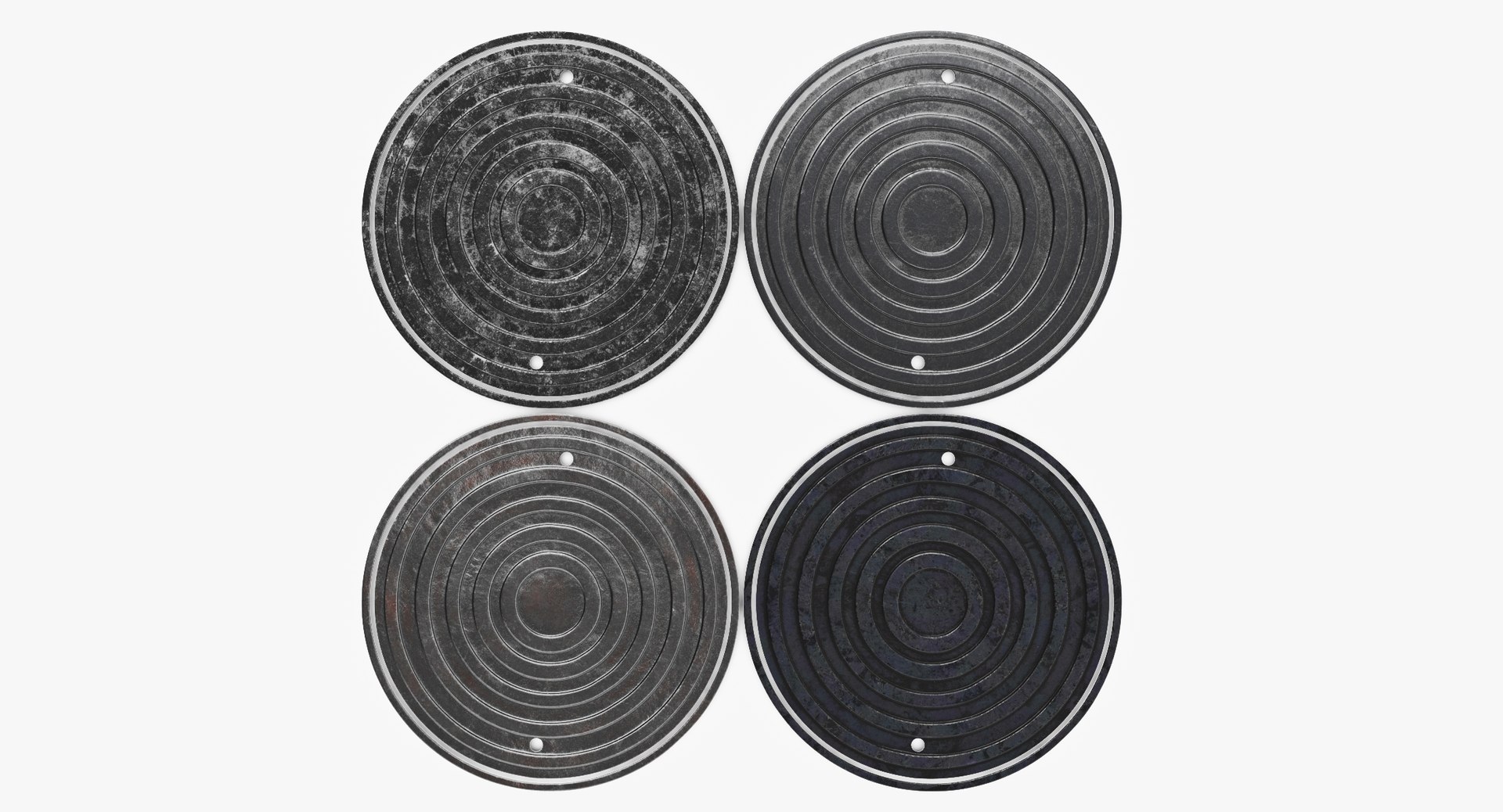 Manhole cover hole model - TurboSquid 1376295