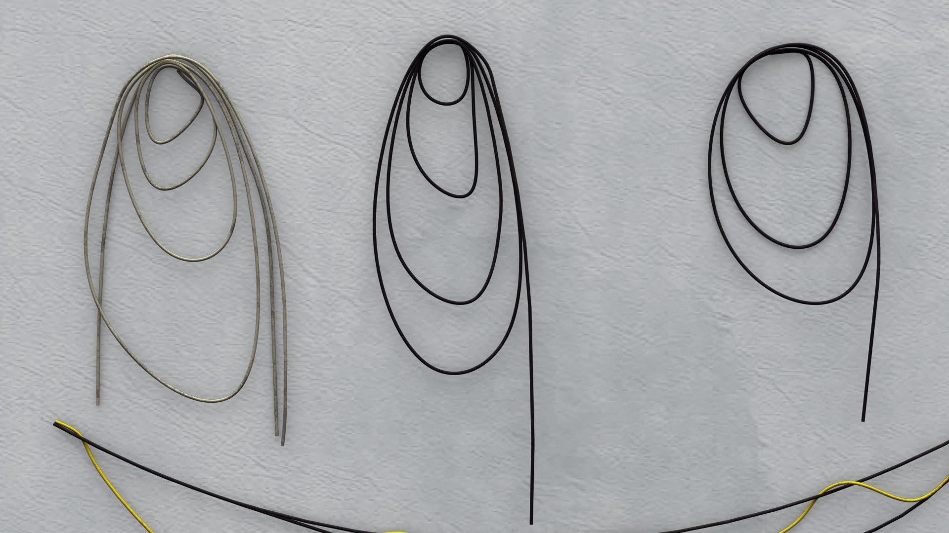 3D Wire Set 01 - TurboSquid 2165735