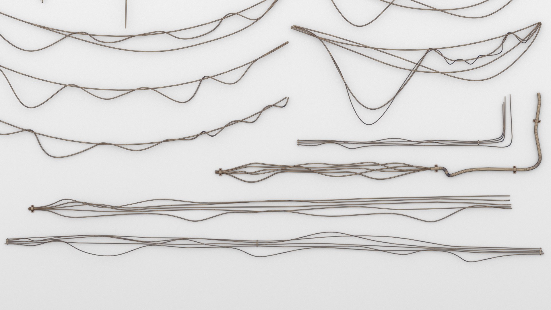 3D Wire Set 01 - TurboSquid 2165735