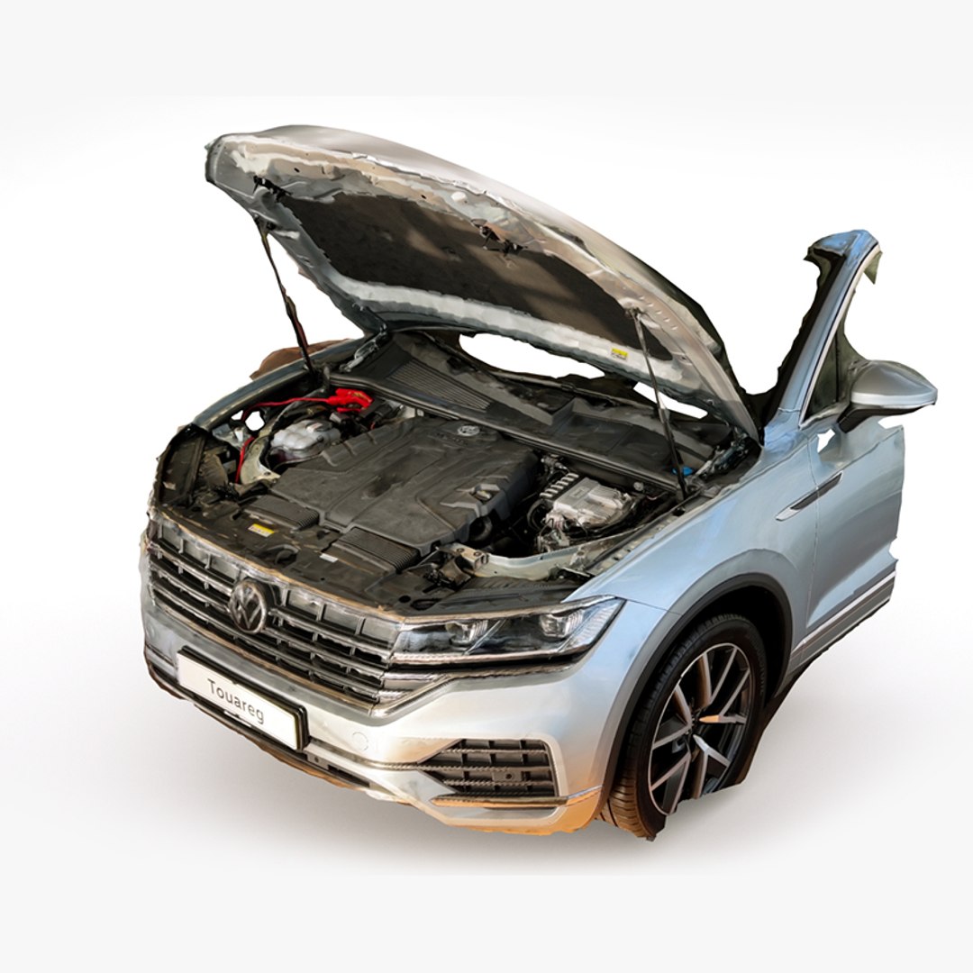 3D 2023 Volkswagen Touareg engine - TurboSquid 2075646