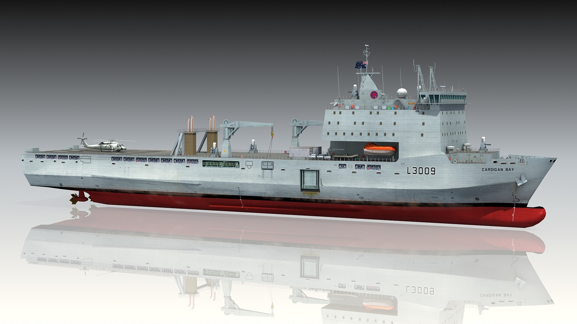 3D Cardigan Bay L3009 Bay-class - TurboSquid 1663195