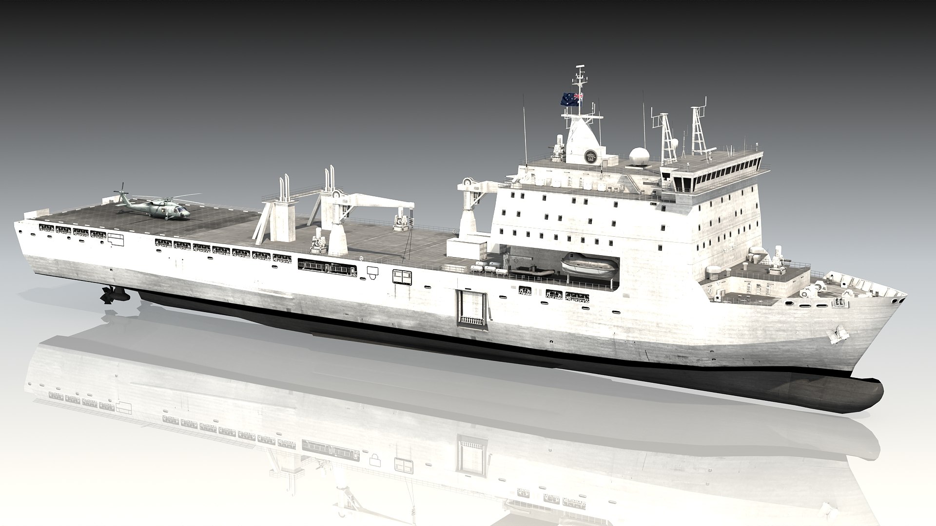 3D Cardigan Bay L3009 Bay-class - TurboSquid 1663195