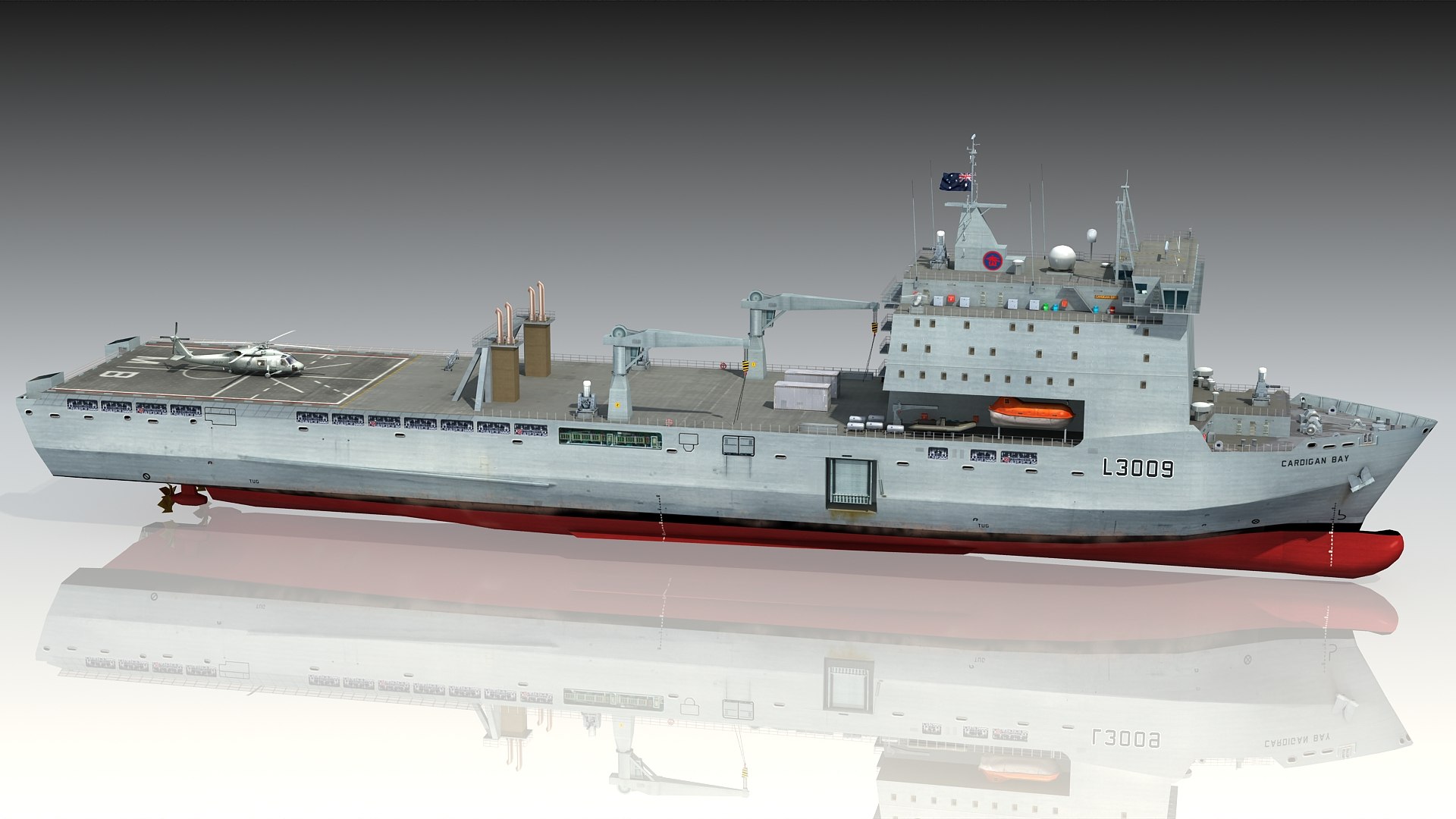 3D Cardigan Bay L3009 Bay-class - TurboSquid 1663195