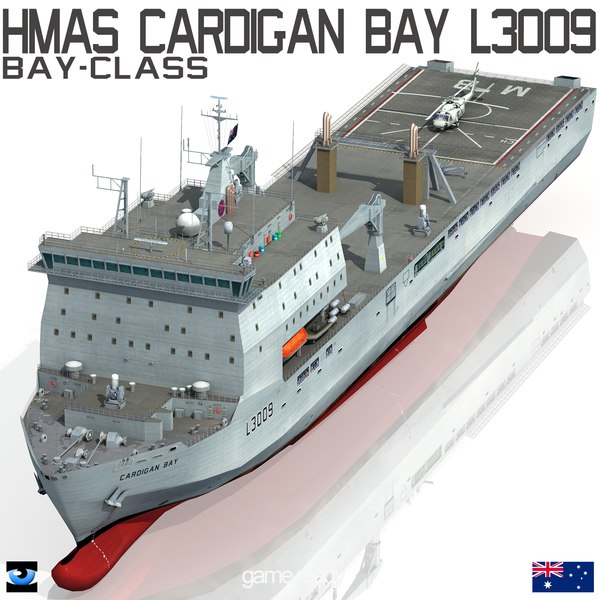 3D cardigan bay l3009 bay-class - TurboSquid 1663195