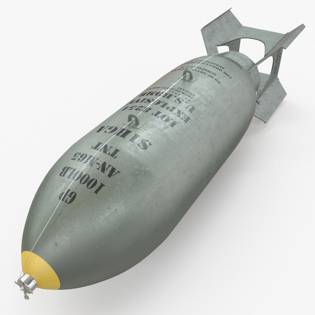 3D Bomb An-m65 44 An-m65-44 Model - TurboSquid 1257032