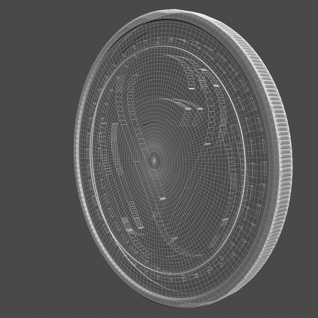 Infinitus Token Cryptocurrency Gold Coin 3D Model - TurboSquid 1856934