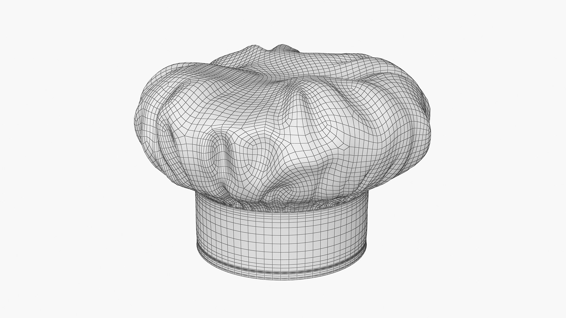 3D Chef Hat Model - TurboSquid 2151309