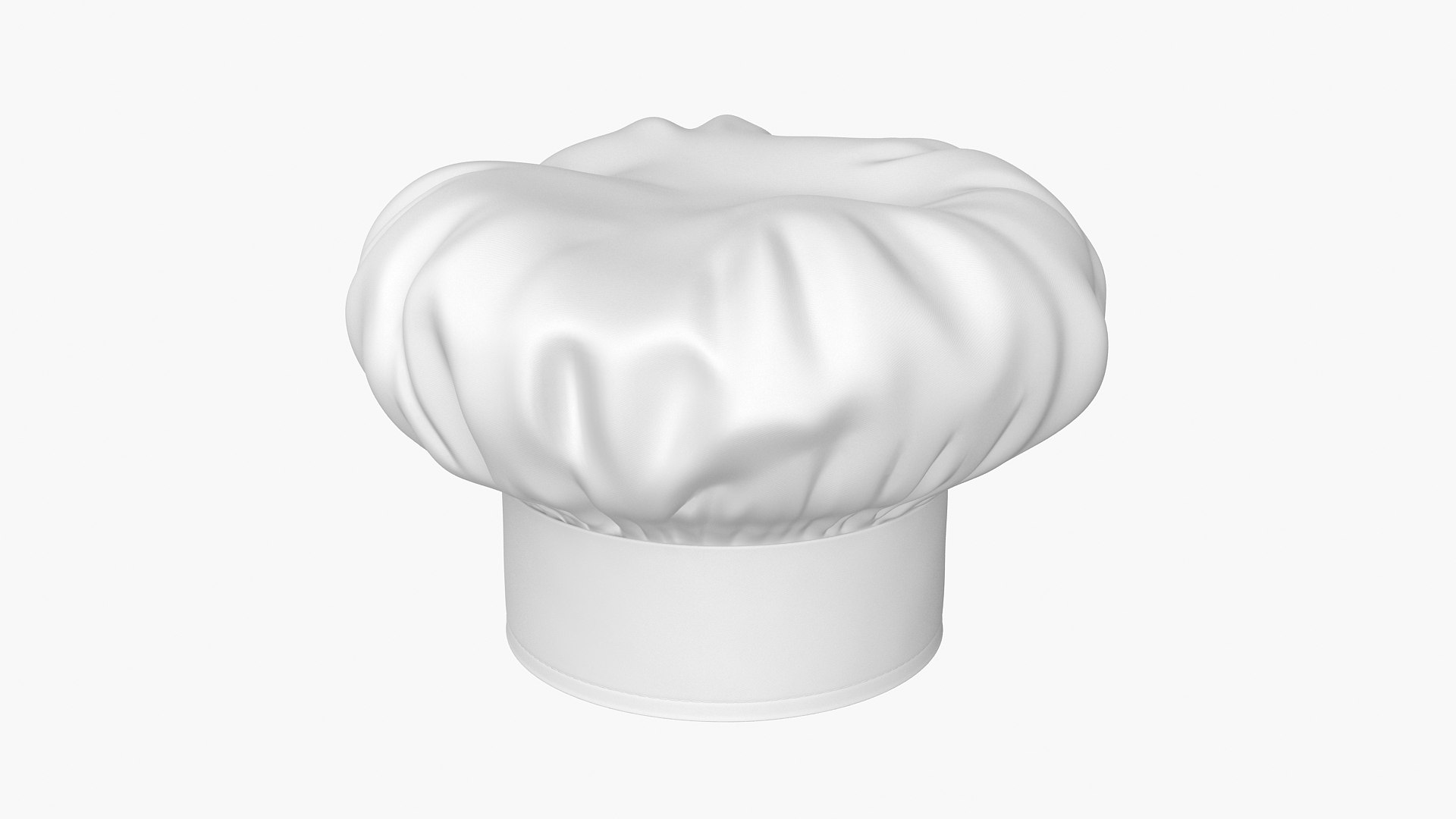 3D Chef Hat Model - TurboSquid 2151309