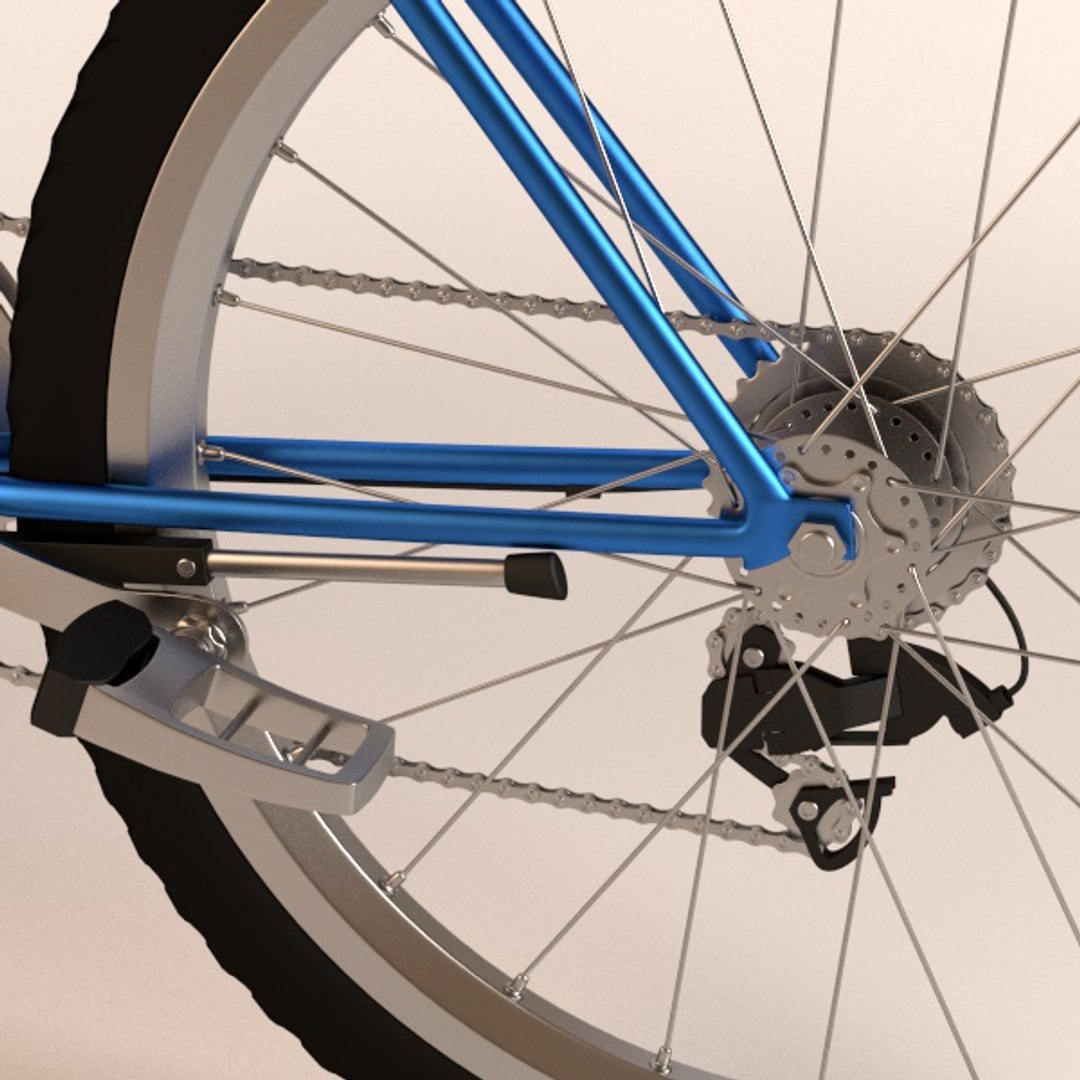 mountain bicycle - obj