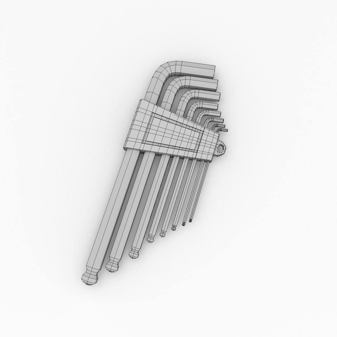 hex key 3d model