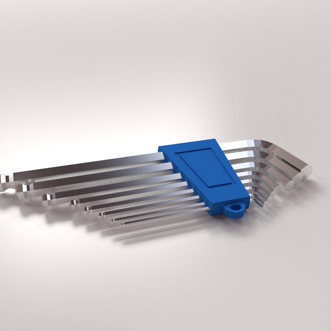 hex key 3d model