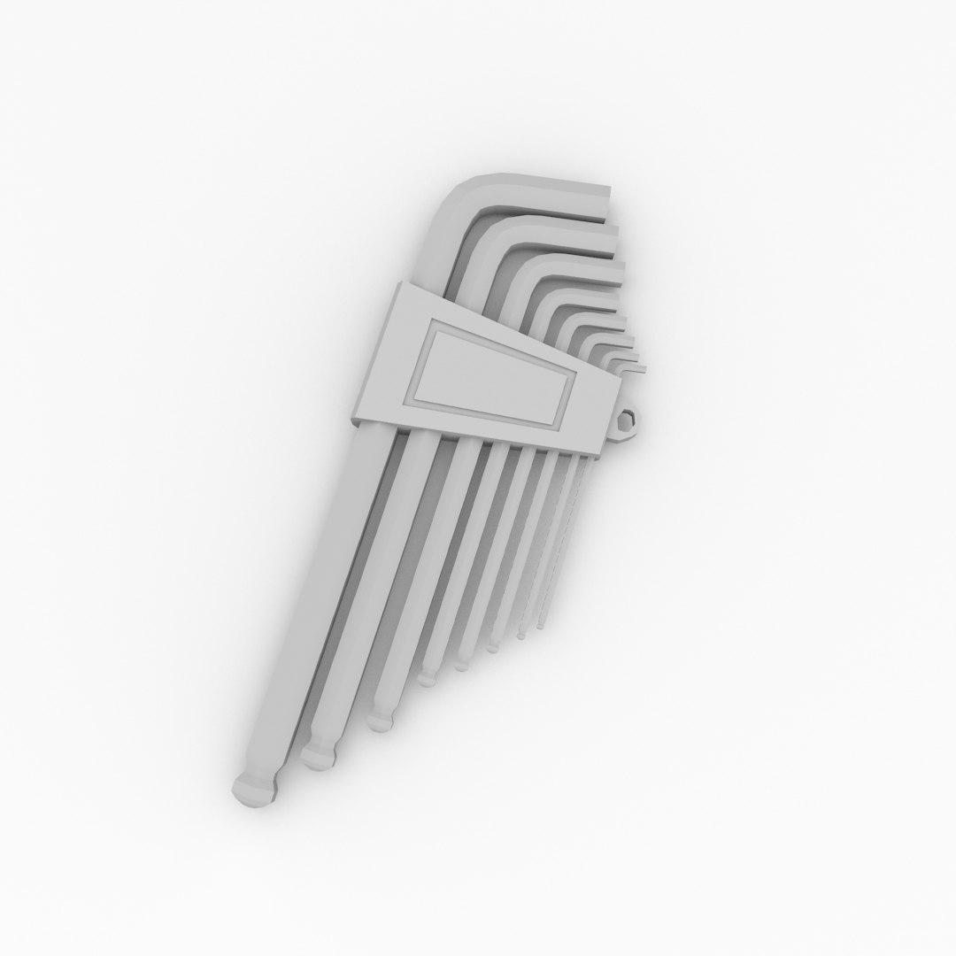 hex key 3d model
