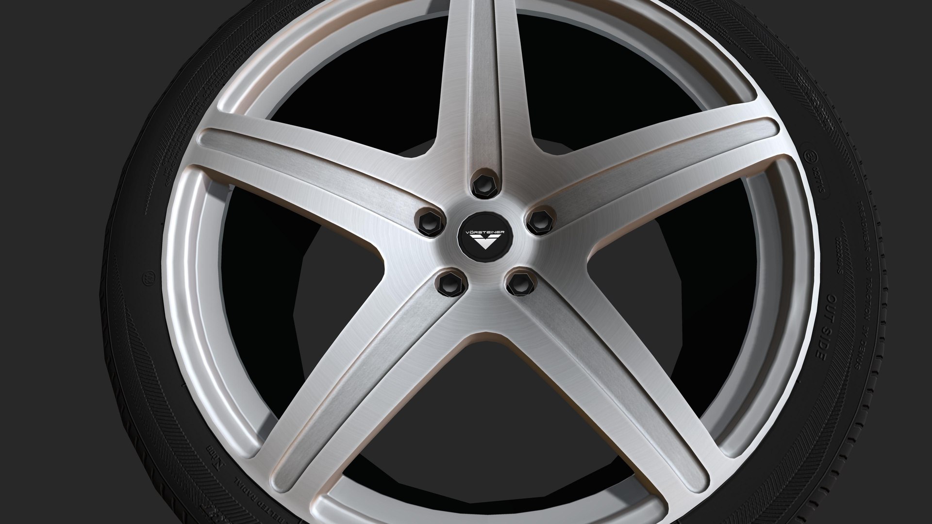 vorsteiner vs-170 wheel tire 3d model