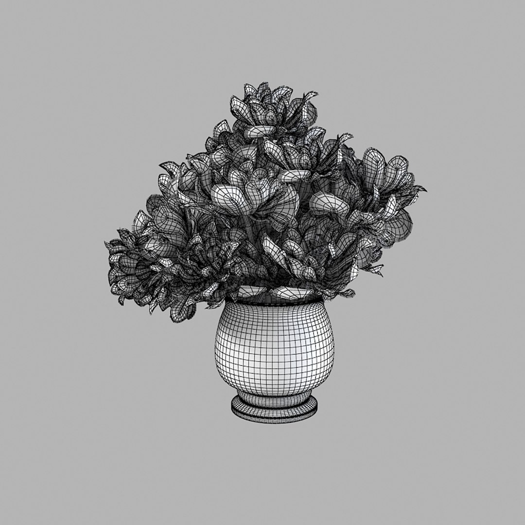 3d Flower Bouquet Model