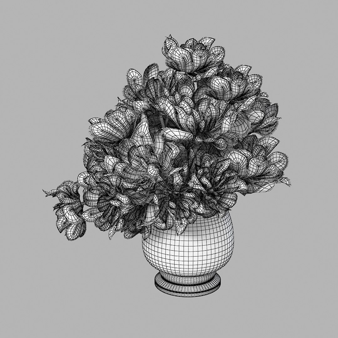 3d Flower Bouquet Model