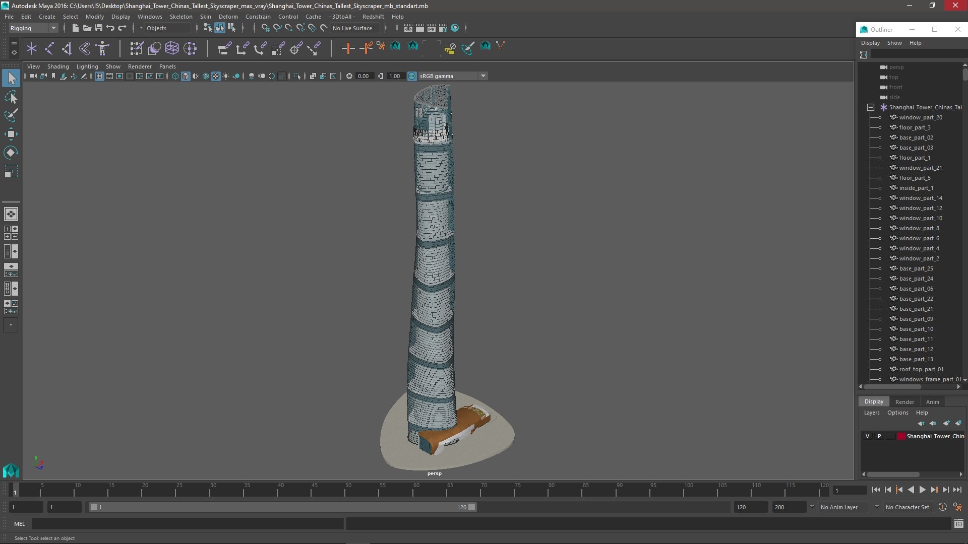 3D Shanghai Tower Chinas Tallest Skyscraper Model - TurboSquid 2211407