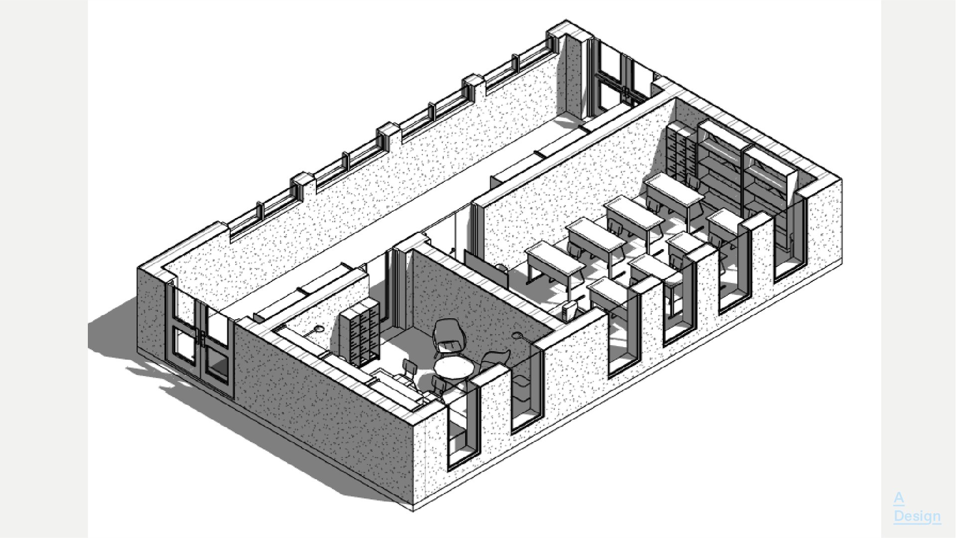3D The Audience Or Classroom - Revit Model - TurboSquid 2017860
