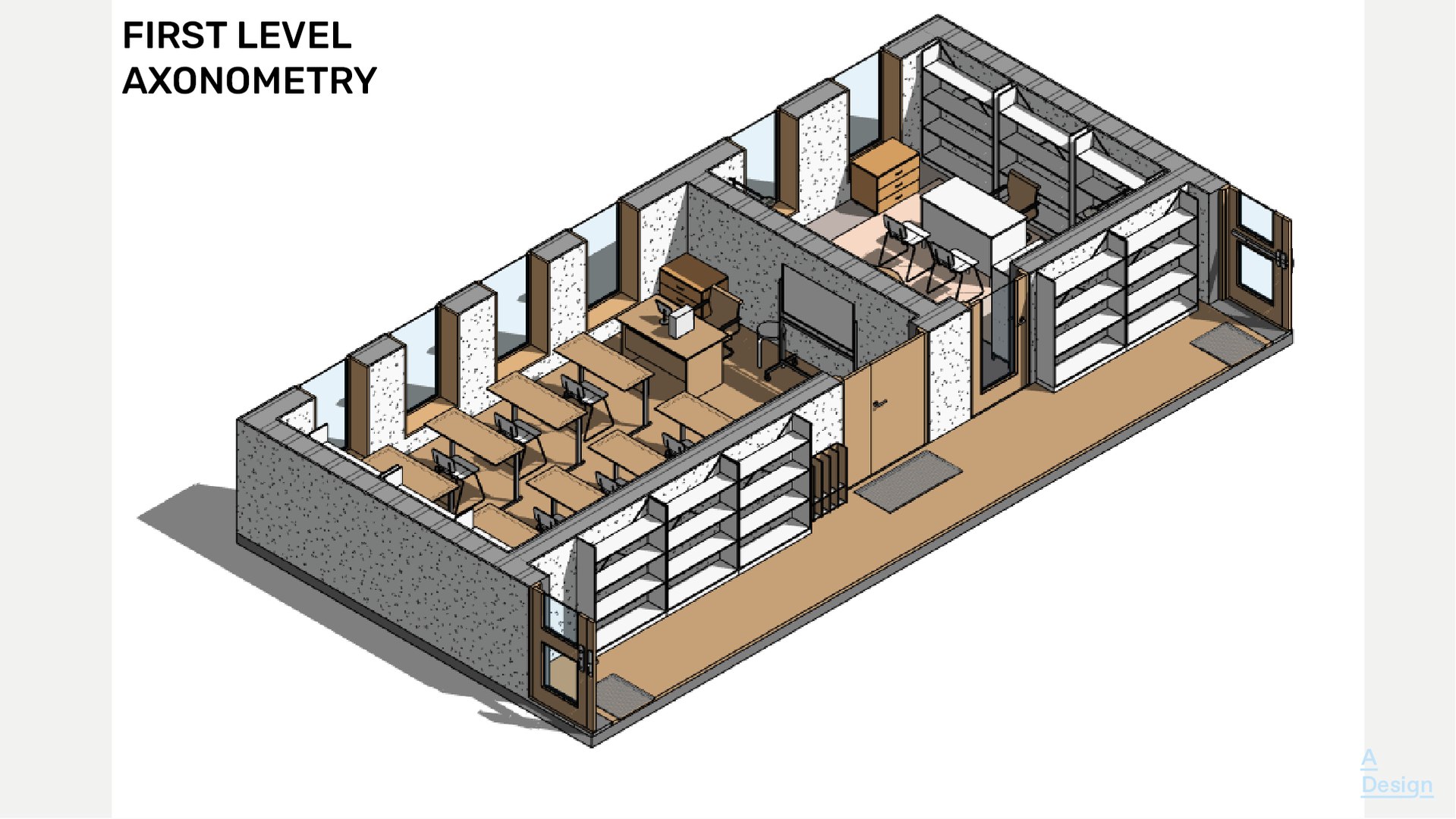 3D The Audience Or Classroom - Revit Model - TurboSquid 2017860