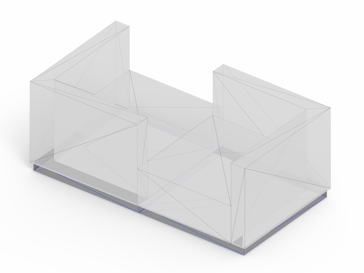 Low-poly Tete-a-tete Model - TurboSquid 1500466