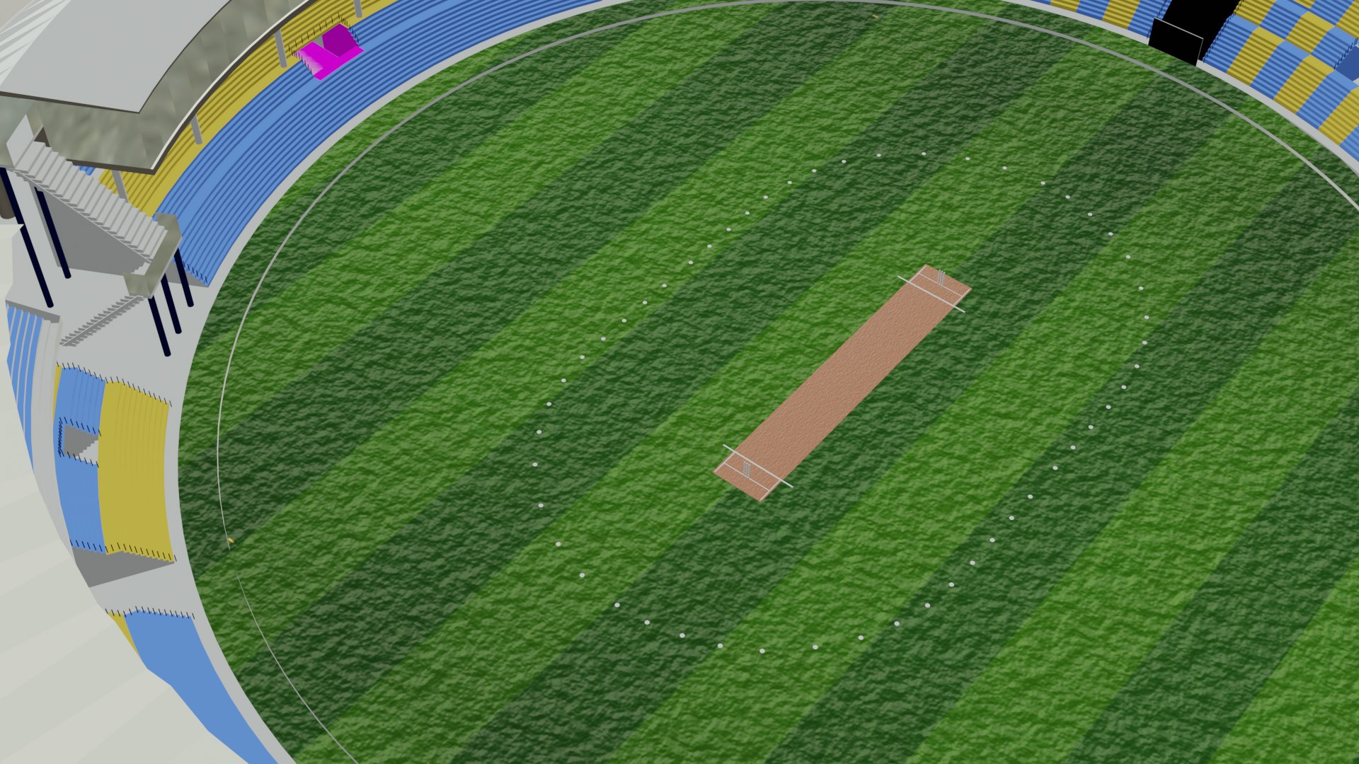 3D Model CRICKET STADIUM - TurboSquid 1880273