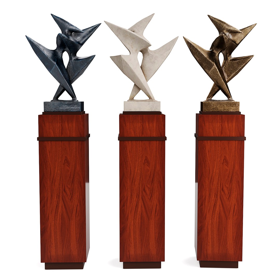 Sharp Figure Abstract Sculpture 3D - TurboSquid 1945850