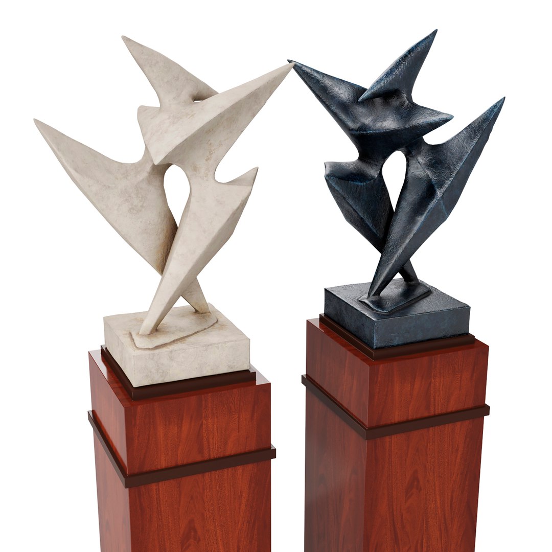 Sharp Figure Abstract Sculpture 3D - TurboSquid 1945850