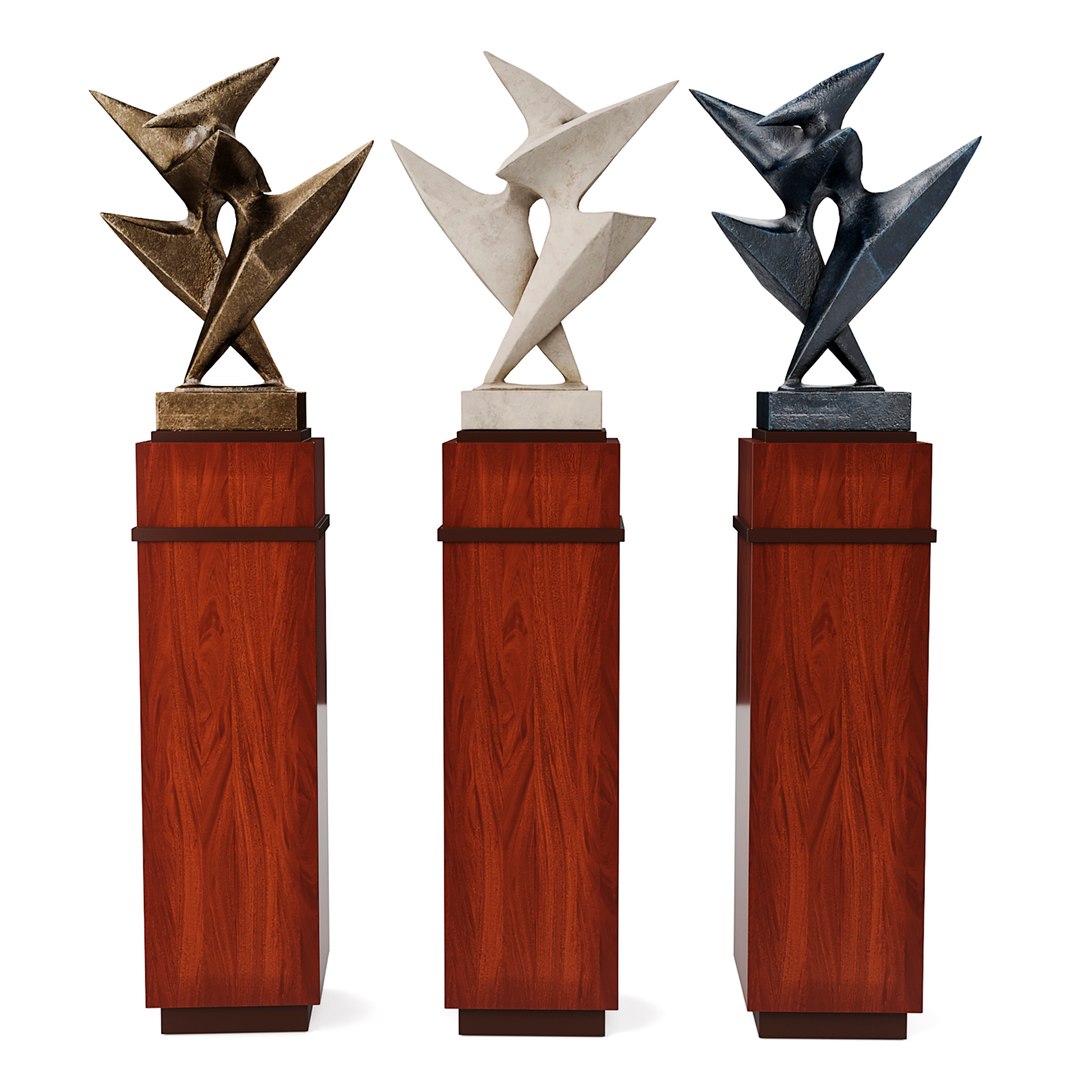 Sharp Figure Abstract Sculpture 3D - TurboSquid 1945850