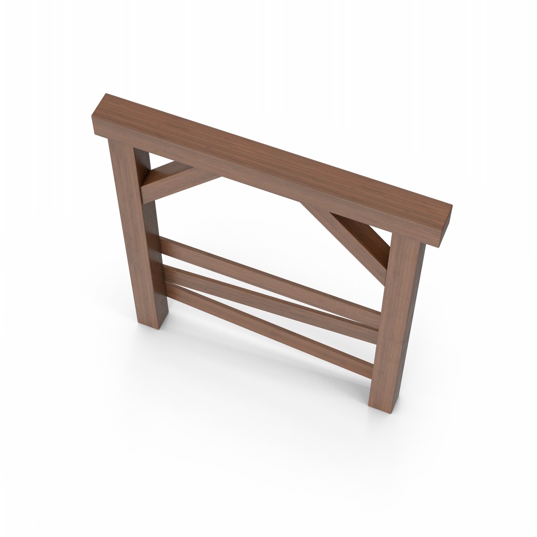 3D Old Mine Support Model - TurboSquid 2282493