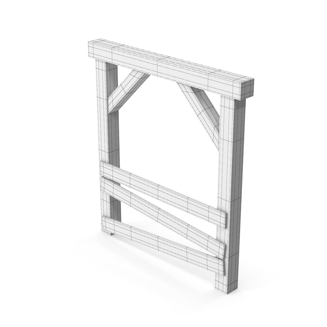 3D Old Mine Support Model - TurboSquid 2282493