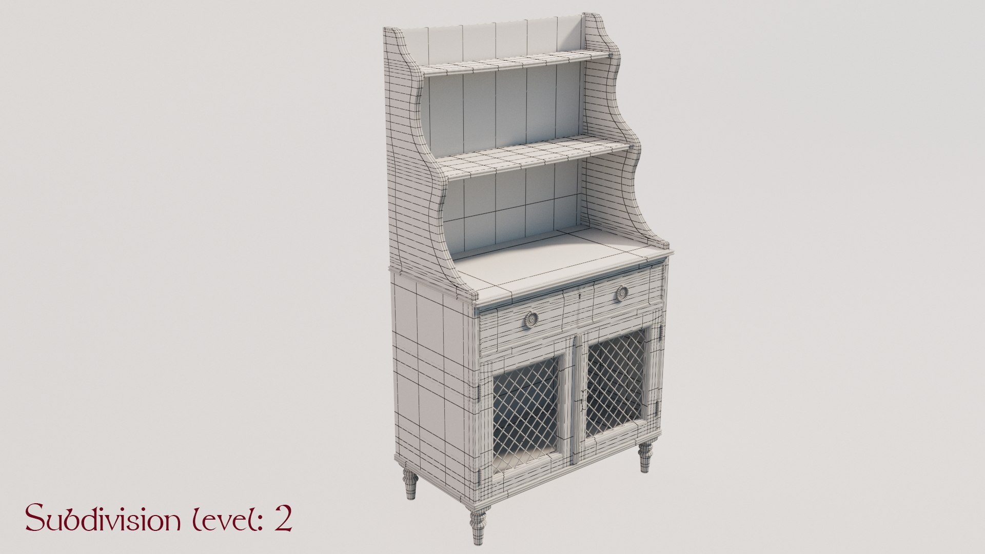 White Wood 3D Model - TurboSquid 1507720