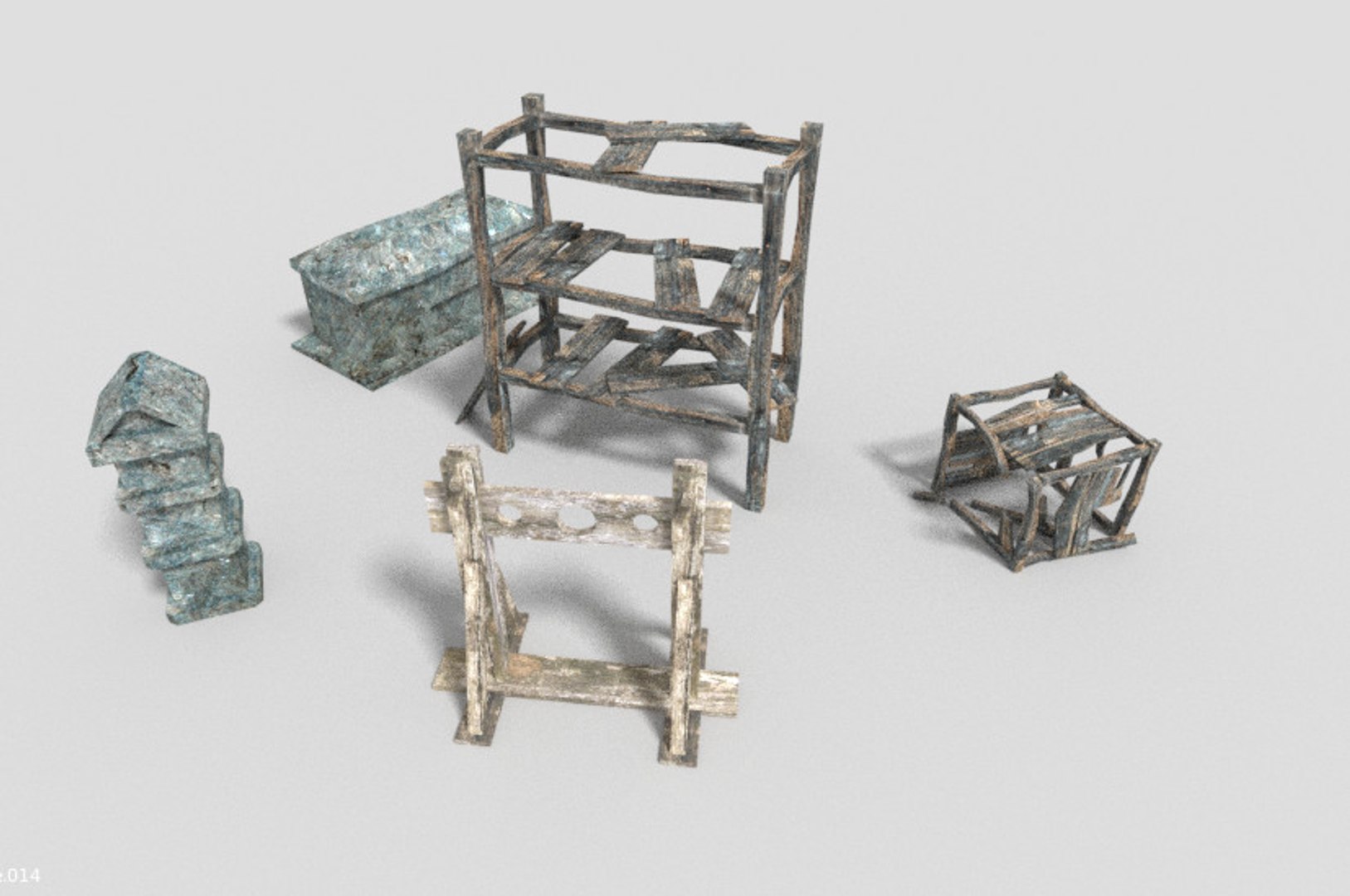 3d Model Pack 5 Dungeon Props